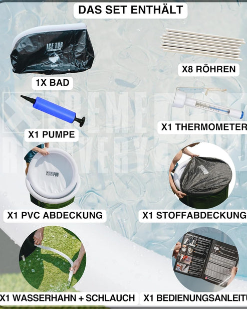 Eisbad für zu Hause | Eis Tonne für Kältebad – Gym Generation