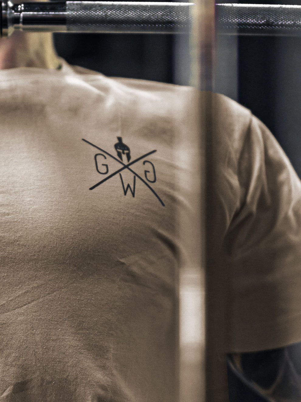 Gym T-Shirt Off White für Herren | Gym Generation