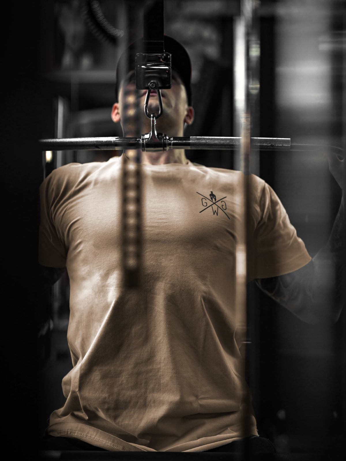 Gym T-Shirt Off White für Herren | Gym Generation
