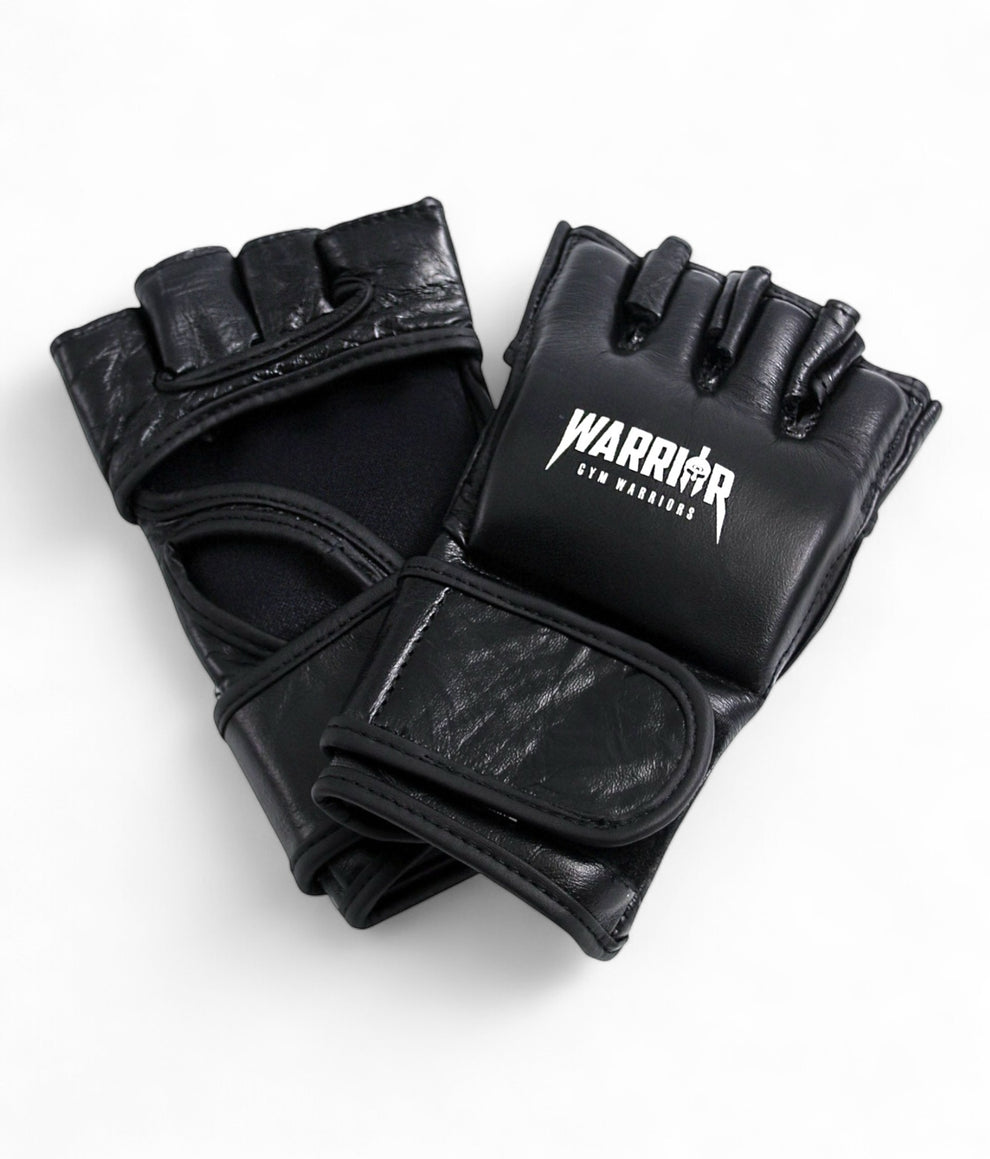 MMA Boxhandschuhe Schwarz aus Leder | Gym Warriors – Gym Generation®